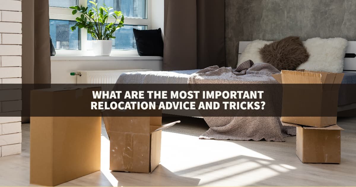 What Are The Most Important Relocation Advice And Tricks? - 1Support
